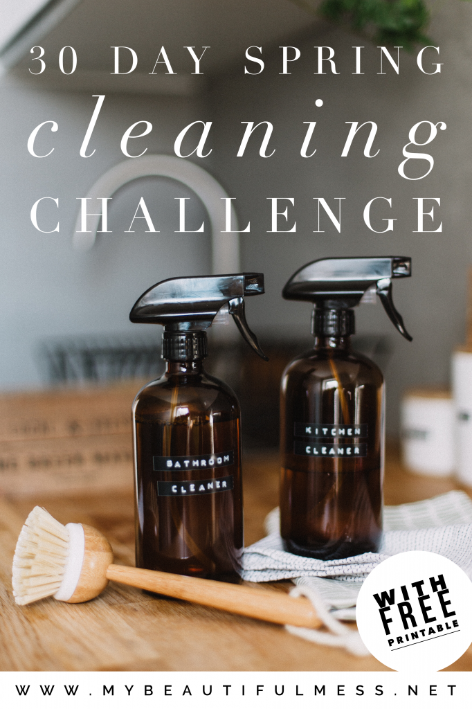 30 Day Spring Cleaning Challenge - My Beautiful Mess