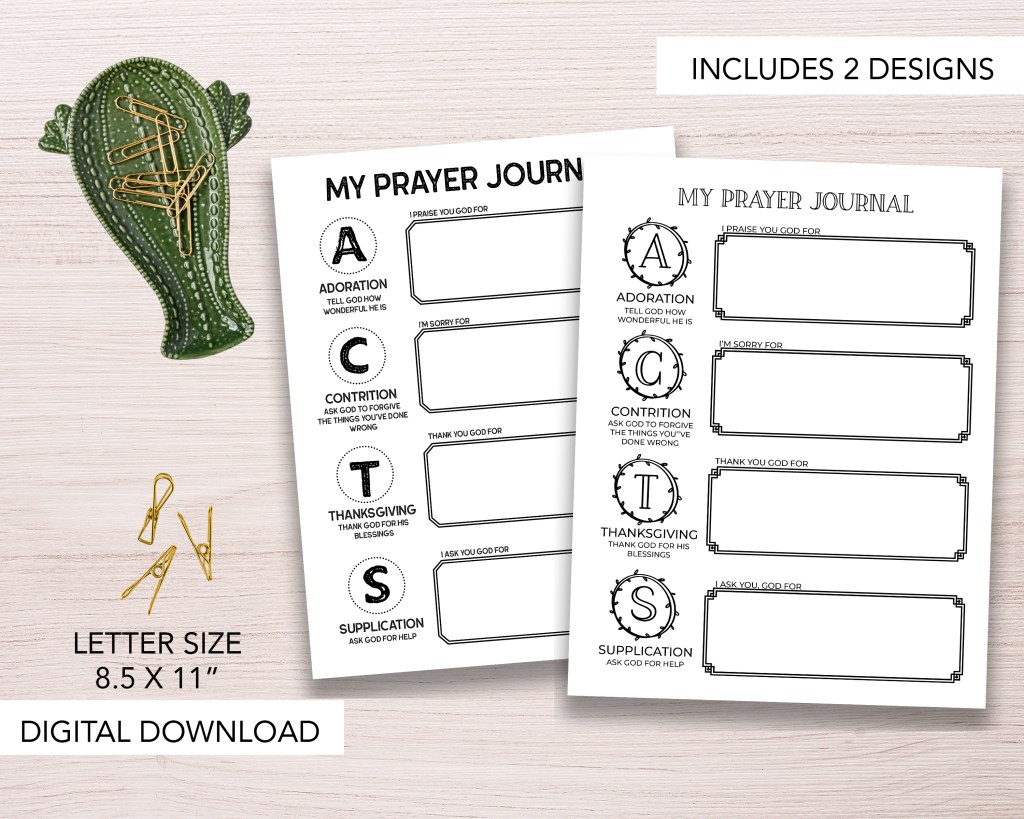 Prayer Journal For Kids - My Beautiful Mess